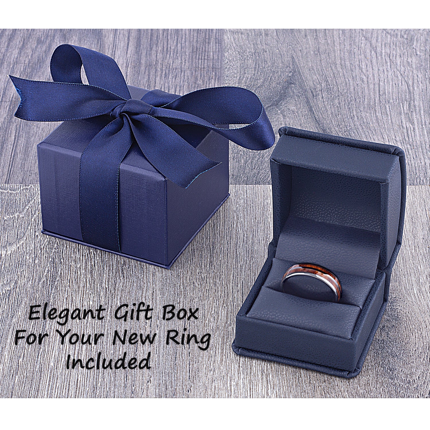 Mens wedding ring box store